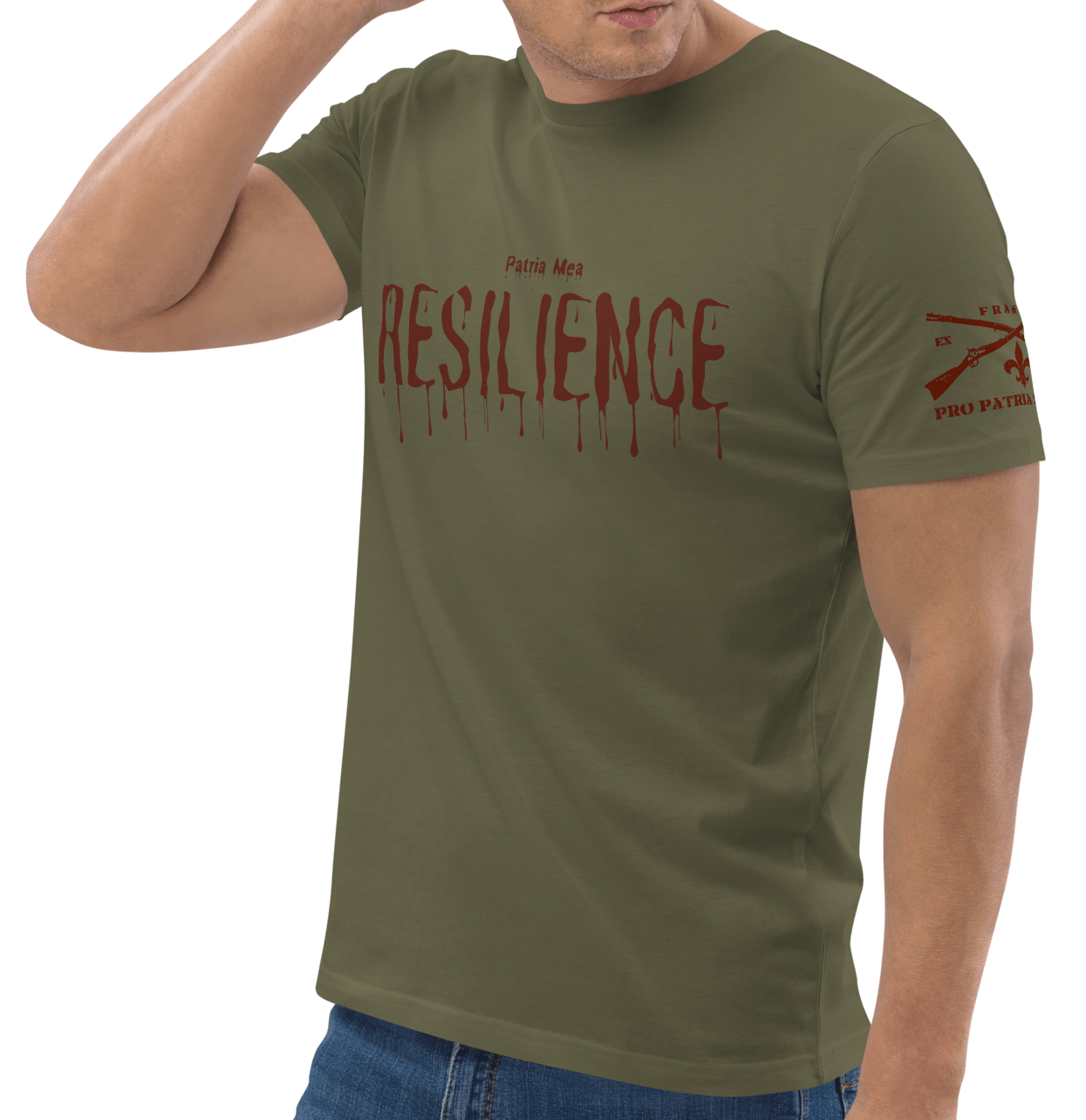 T-shirt MC RESILIENCE Kaki – Patria Mea